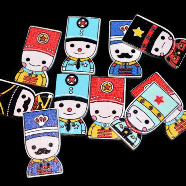 Nutcracker Button - Etsy