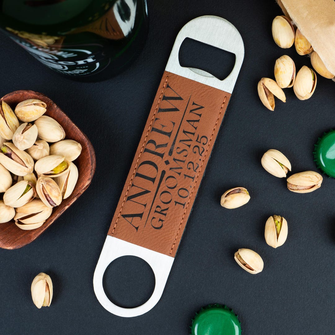 Personalized Beer Bottle Opener, Custom Groomsmen Invitation Gifts ...