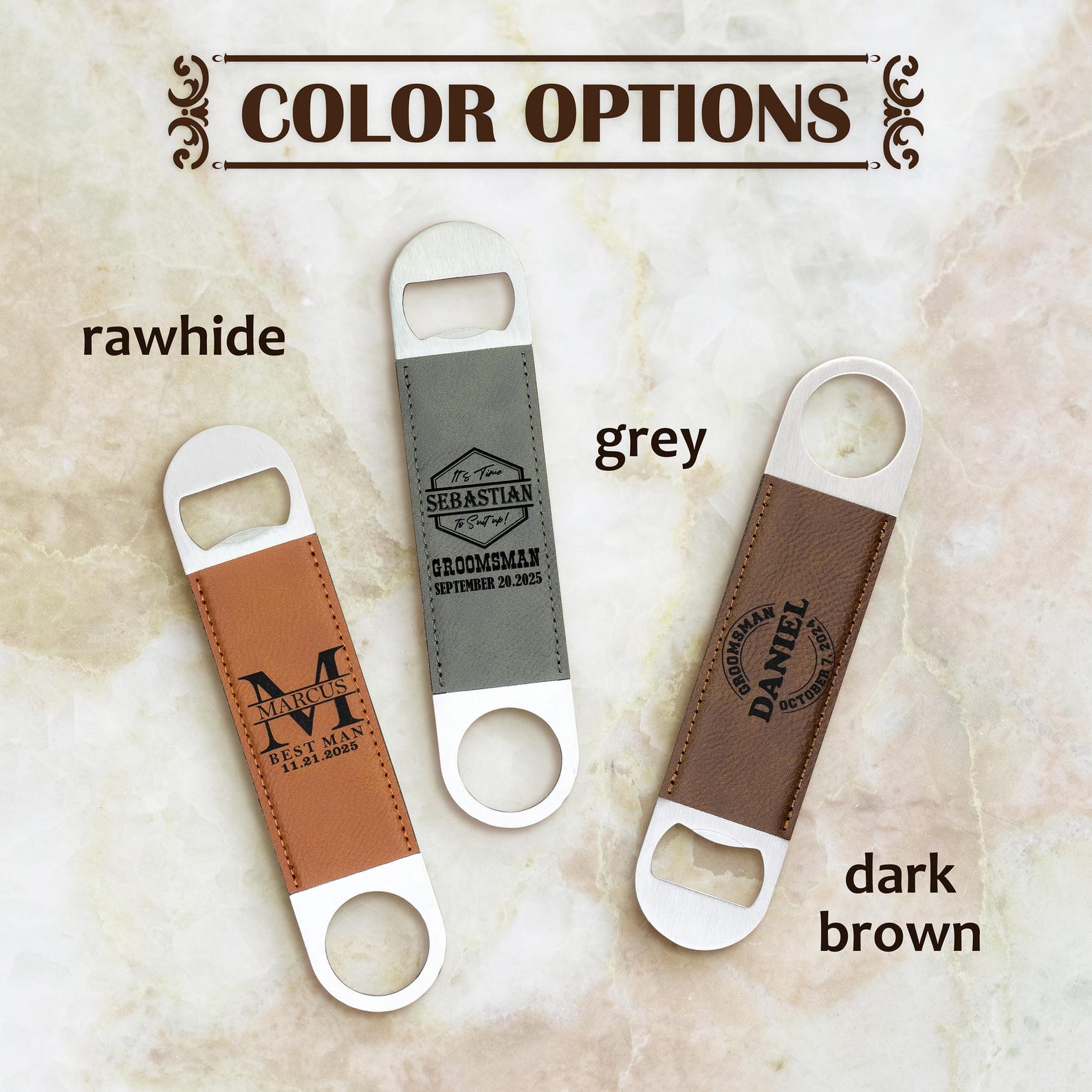 Personalized Bottle Opener, Groomsmen Proposal Gift Set, Customized ...