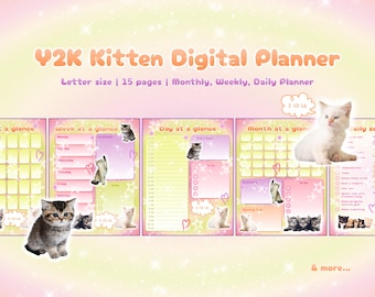 80s Punk Digital Planner Template for Goodnotes and Notability ...