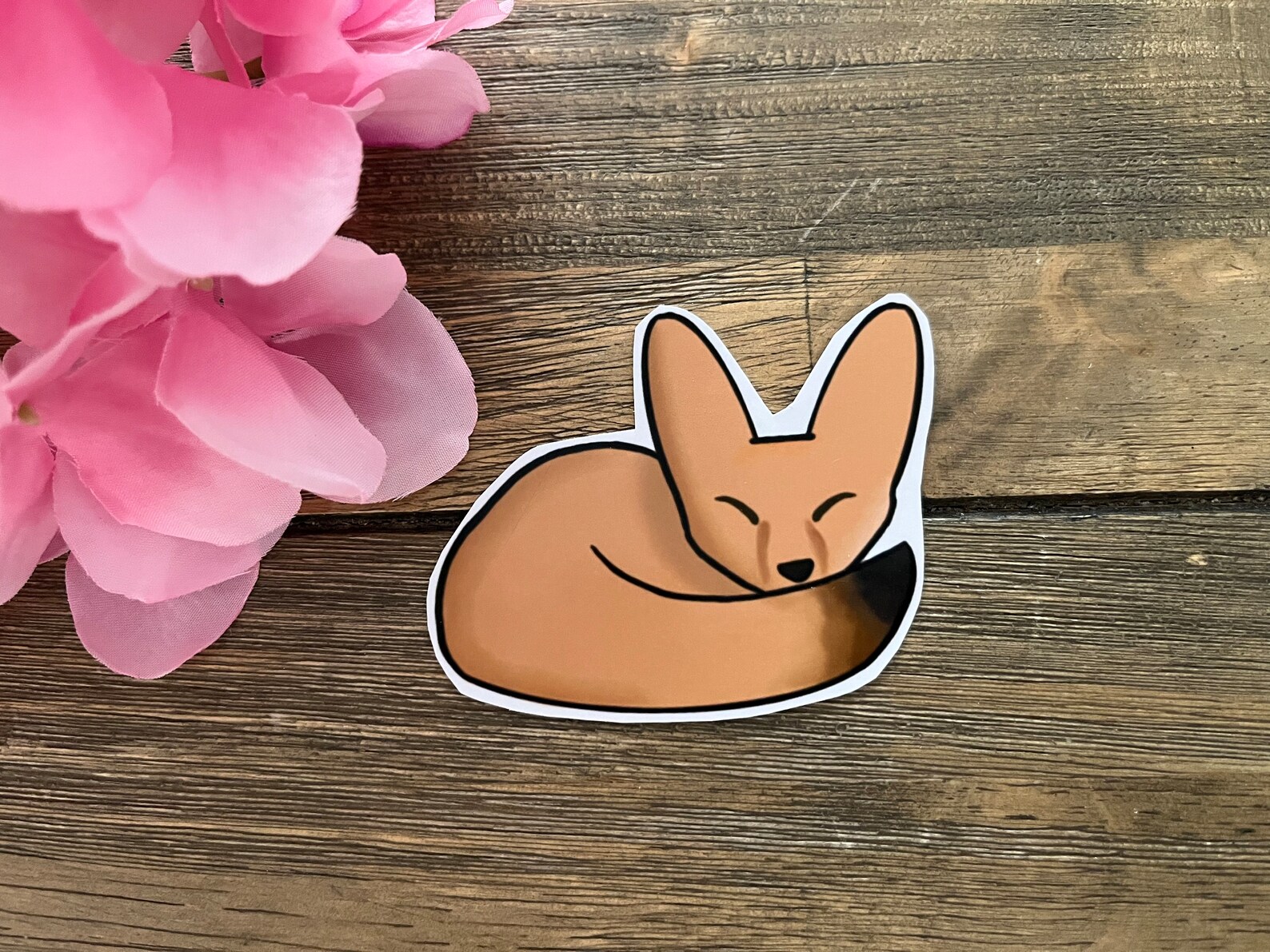 Fennec Fox Sticker Waterproof Laptop Sticker - Etsy