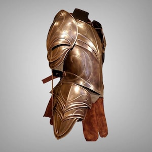Medieval Elven Cuirass Armor - Larp Elven Costume - Medieval Wearable ...