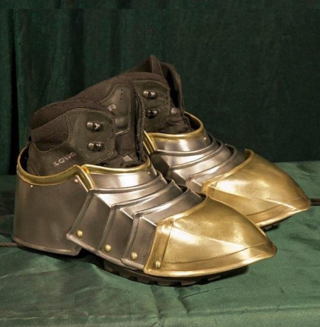 Medieval Knight Armor LOTR Pair of Sabatones Knight Shoes Armor - Etsy