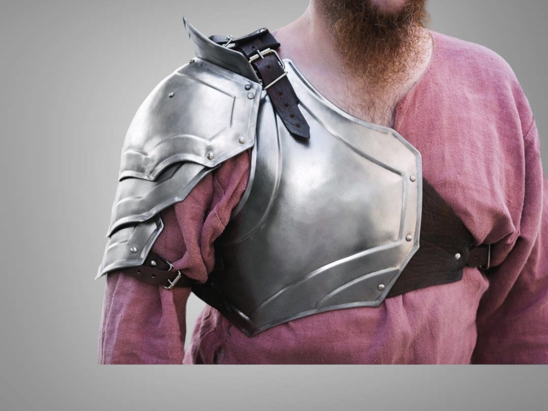 Fantasy Larp Steel Gladiator Armor-cosplay Armor Cuirass Steel ARMOR ...