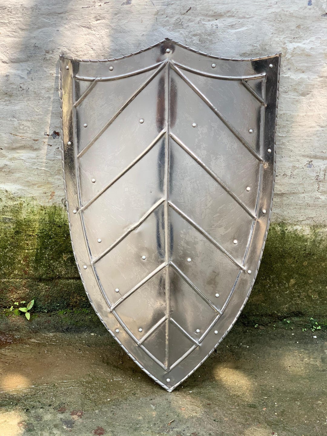 Medieval Steel Shield Gothic Templar Knight Armour Shield Wall Decor ...