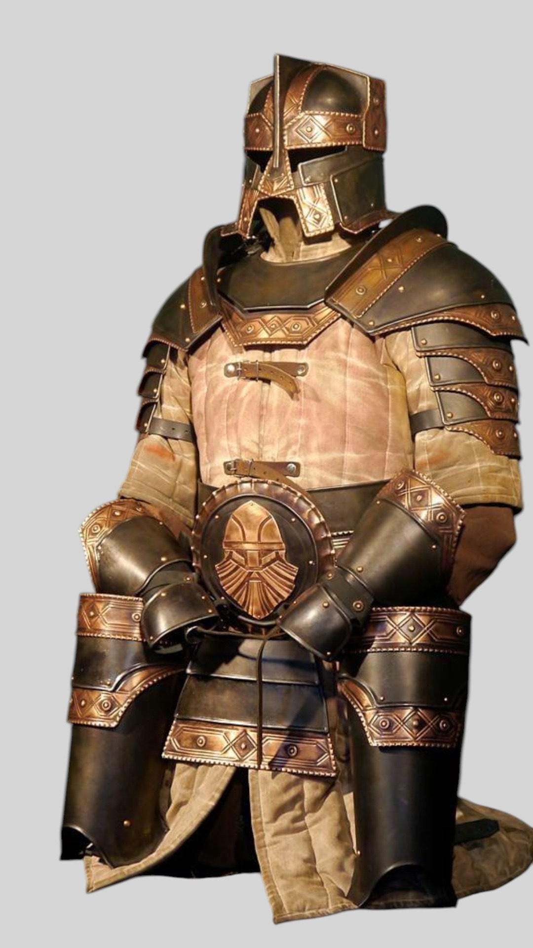 Medieval Moria Dwarves Full Body Armor Suit LOTR Warrior Knight Armor ...