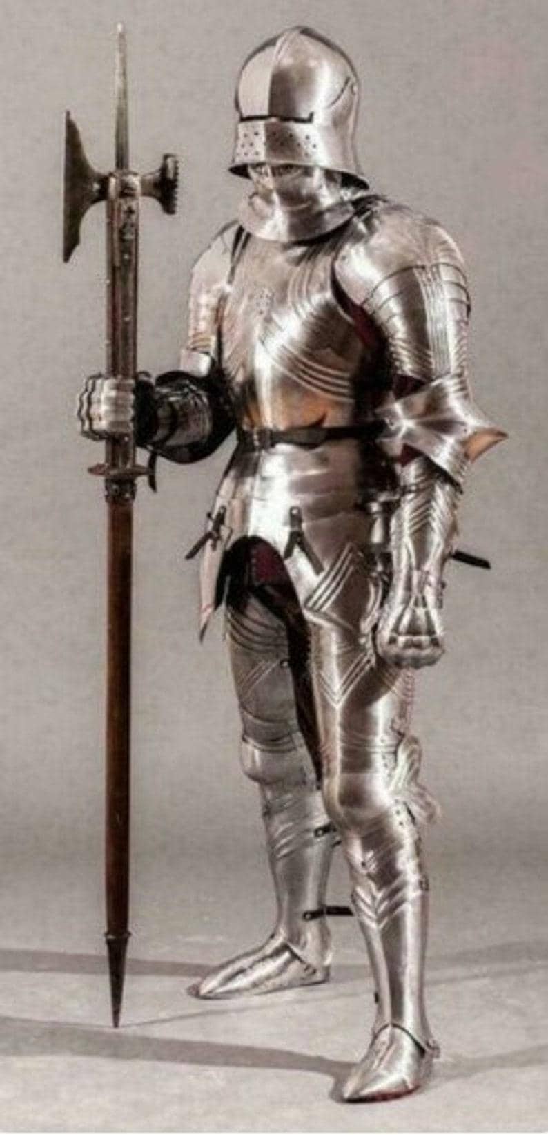 Gothic Armor Suit Medieval Knight German Sallet Full Body Armor Suit ...