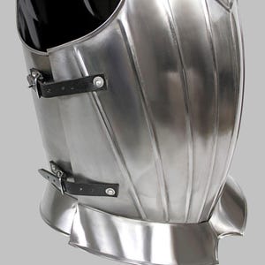 Medieval Knight Fluted Gothic Cuirass Armor Warrior Knight Armor Steel ...