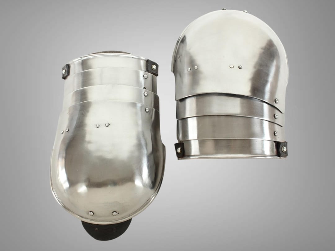 Medieval Steel Lady Cavalier Pauldron Armor Set- Larp Lady Shoulder ...