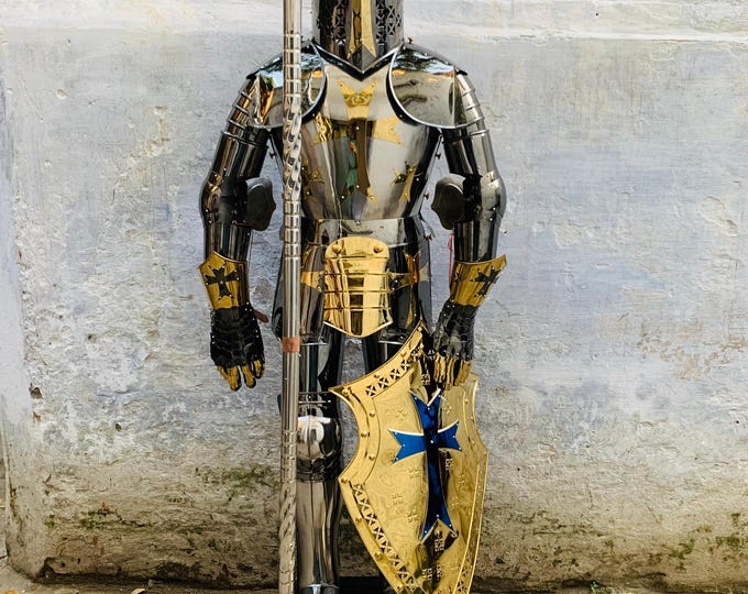 Medieval Full Body Armor Suit | Undead Knight Fighting Armor Suit ...