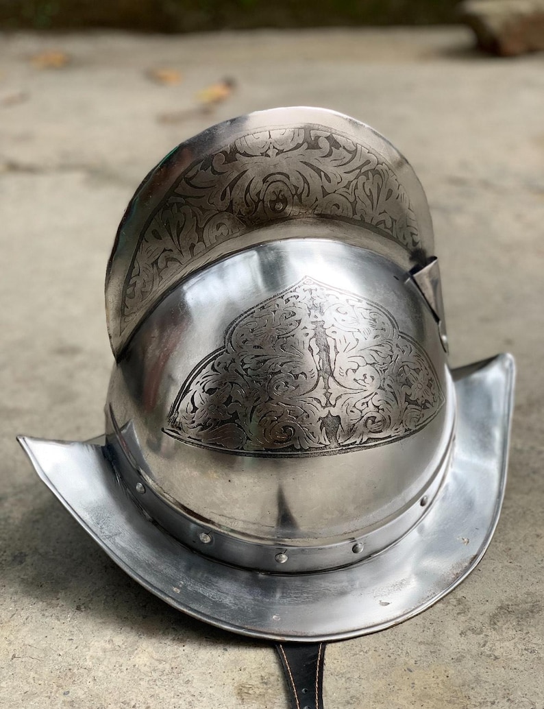 Steel Made Morion Helmet Spanish Helmet Prop Replica Roleplay & Cosplay ...