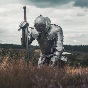 Medieval Gothic Full Plate Armor Suit | Handcrafted Steel Armor Suit ...