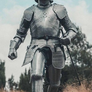 Medieval Gothic Full Plate Armor Suit | Handcrafted Steel Armor Suit ...