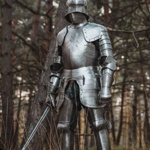 Medieval Gothic Full Plate Armor Suit | Handcrafted Steel Armor Suit ...