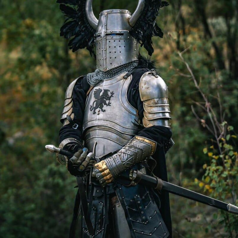 Mens Metal Knight Costume - Etsy