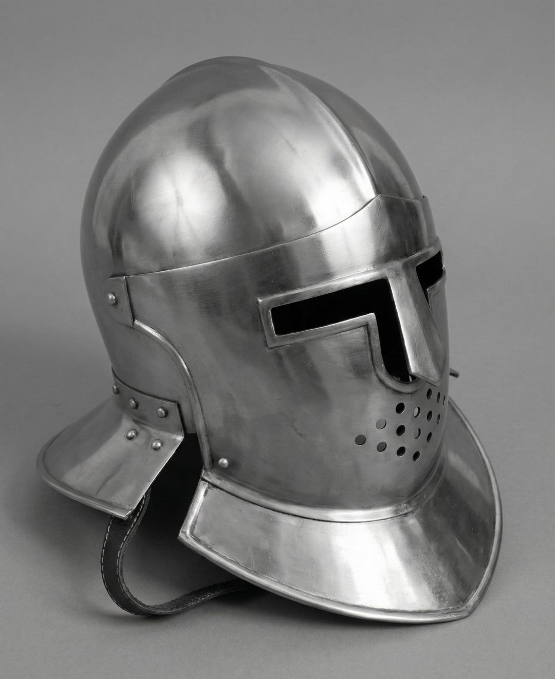 Medieval Knight Steel Gladiator Style Helmet – Roleplay Cosplay Replica ...
