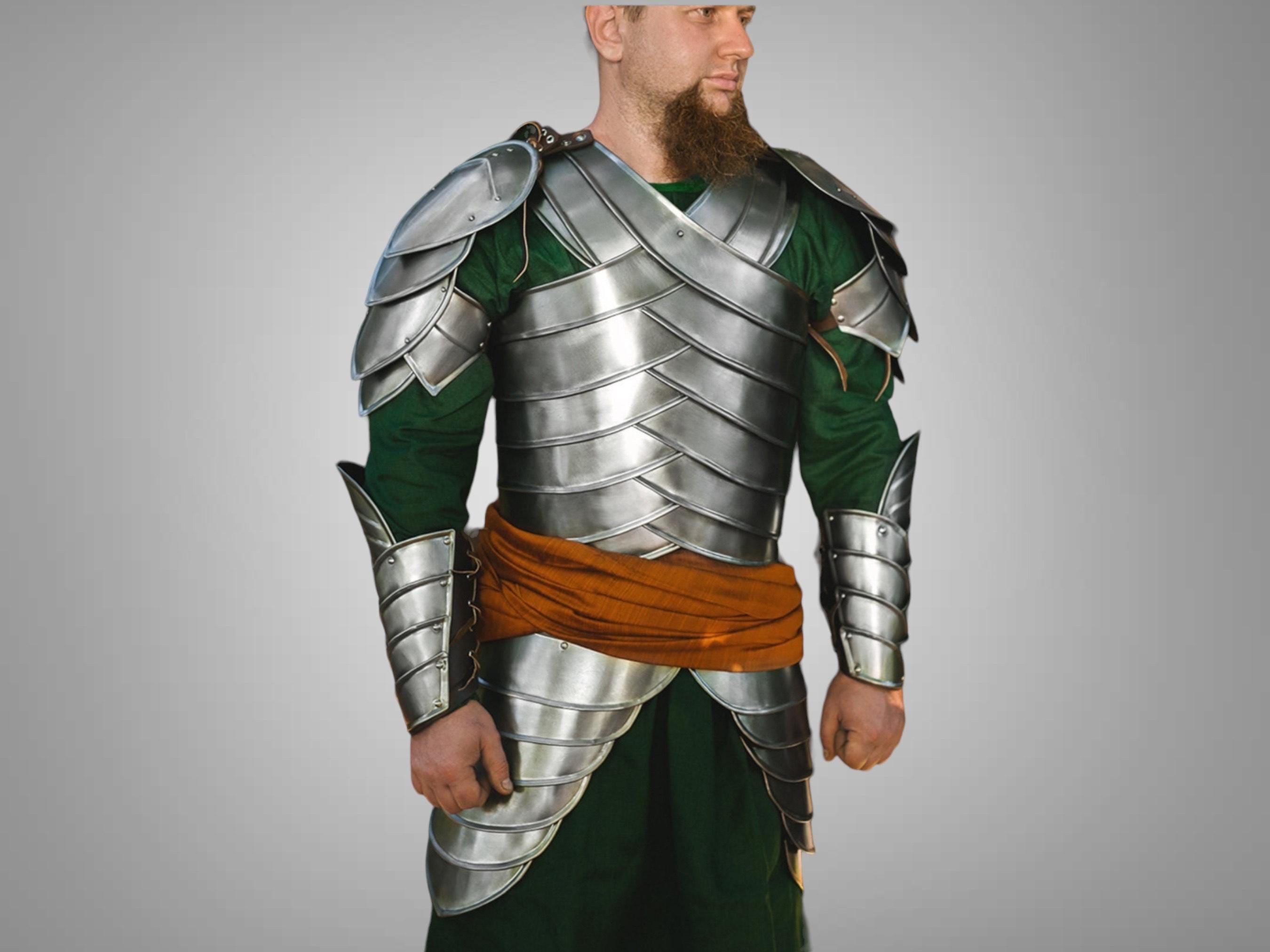 Second Age Elves Full Suit of Armor LARP ARMOR Cuirass/pair of Bracers ...
