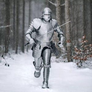Medieval Gothic Full Plate Armor Suit | Handcrafted Steel Armor Suit ...