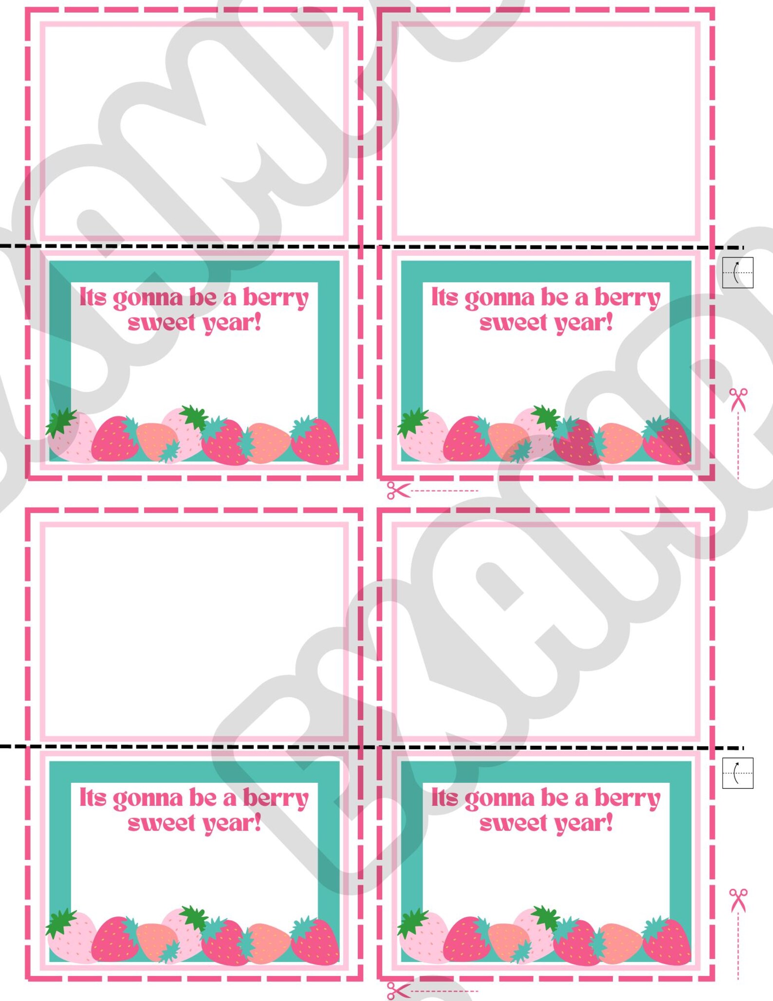 Strawberry Patch: Meet the Teacher Flyer - Etsy