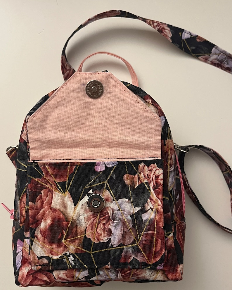 Mini Backpack Crossbody Purse - PDF Sewing Pattern - Etsy