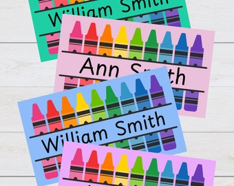 School Supplies Name Labels I Space Theme I Back to School I Book ...