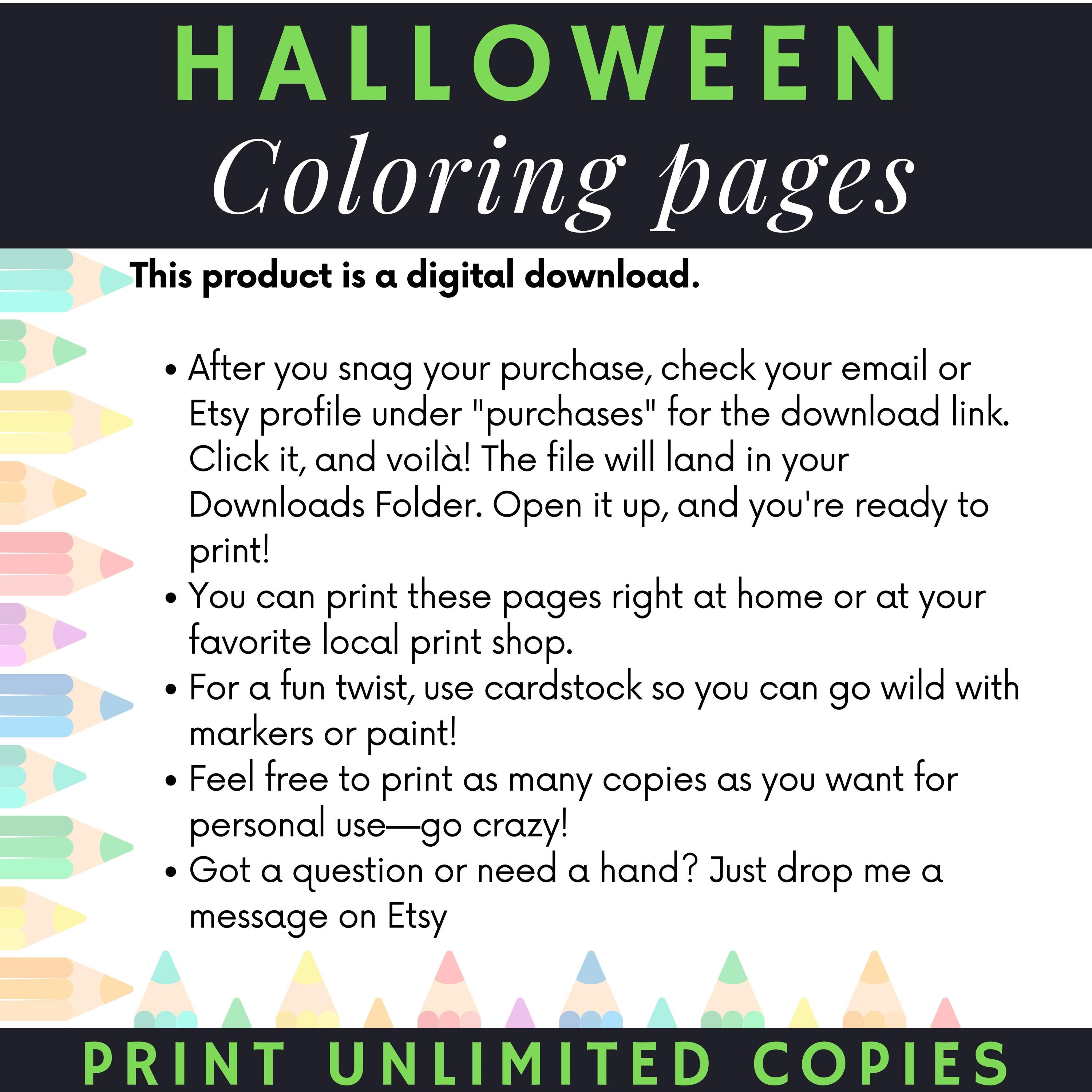 Halloween Coloring Pages, Roblox Coloring, Halloween Party Activity ...