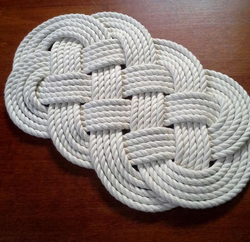 Ocean Plait Trivet | Etsy