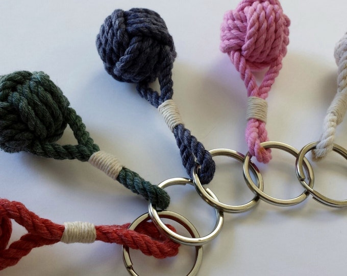 Monkey Fist Key Chain - Etsy