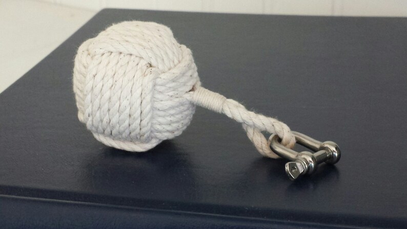 Floating Monkey Fist Key Chain - Etsy