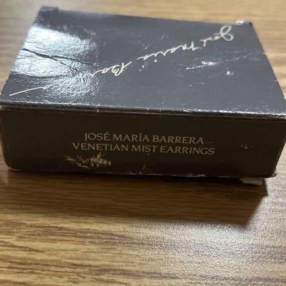 Vintage Jose Maria Barrera Venetian Mist Chunky Clip-… - Gem