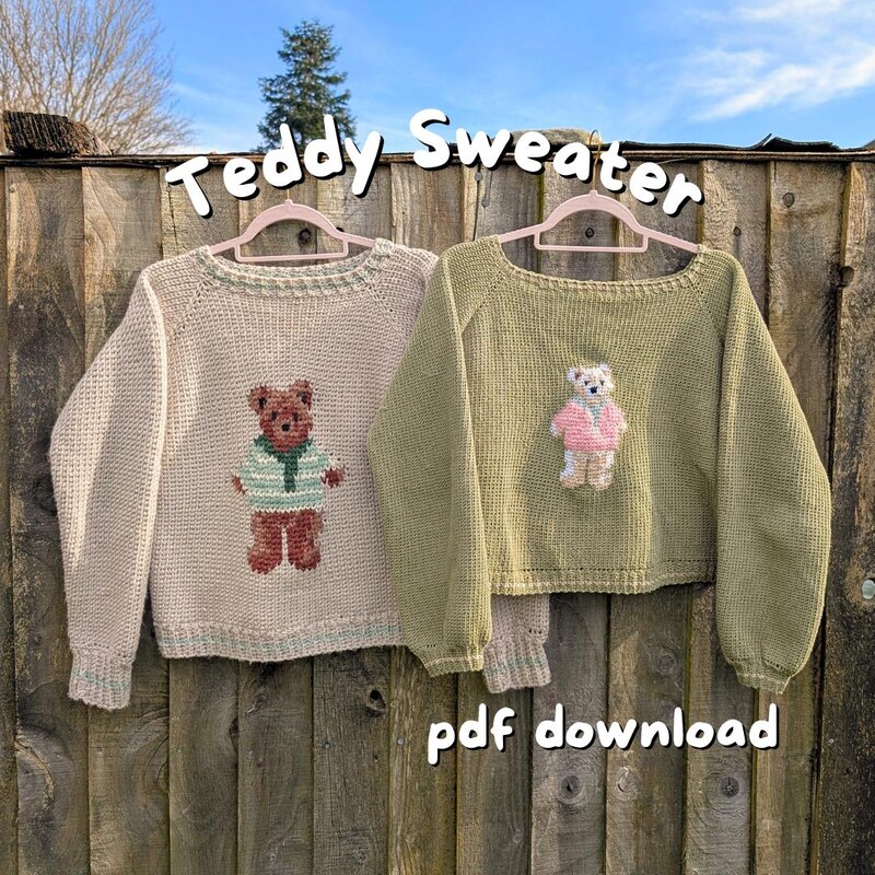 Teddy Bear Jumper Womens - Etsy UK
