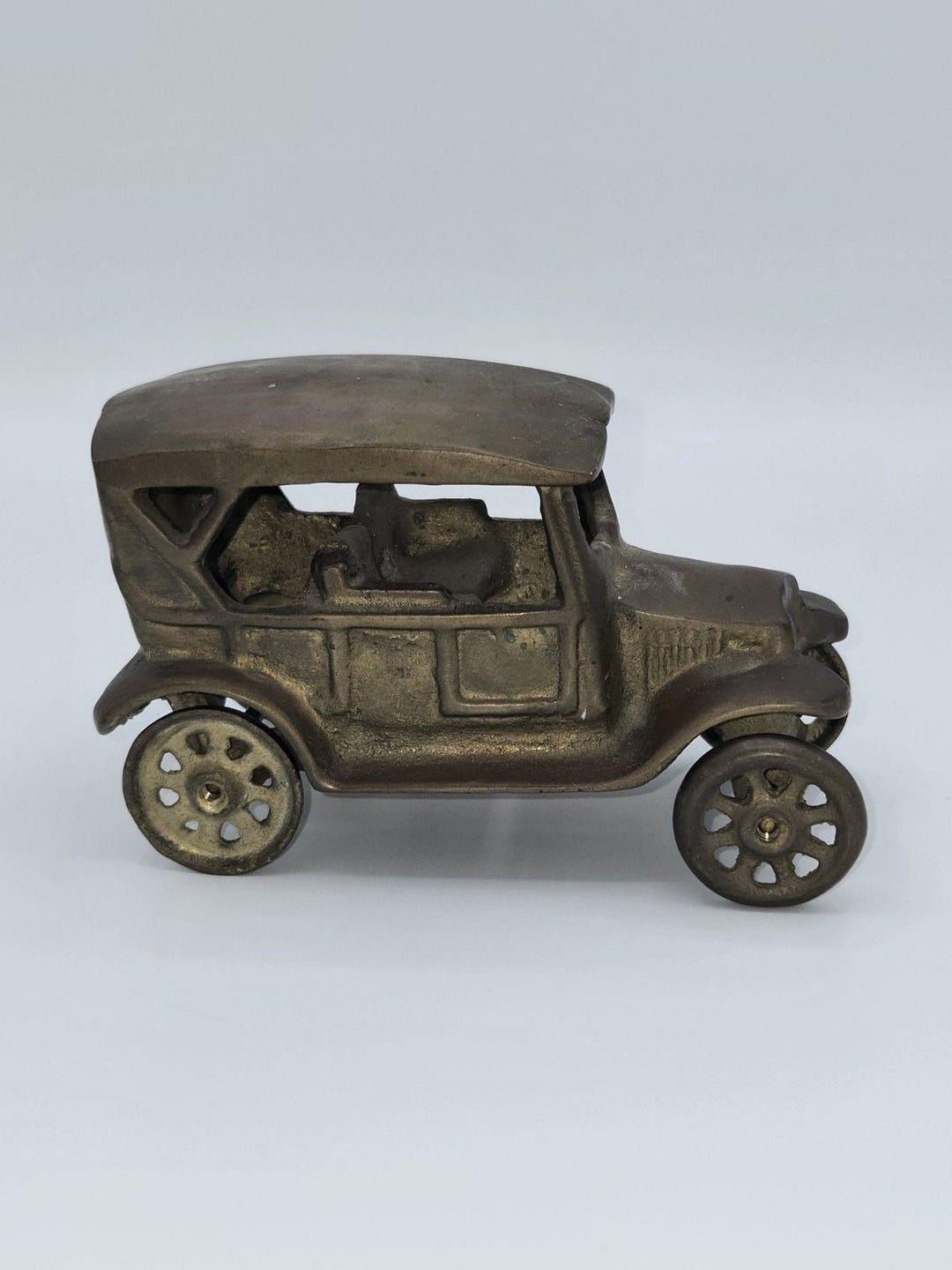 Penco Brass Model T Car Paperweight Vintage Solid Brass Automobile Desk ...