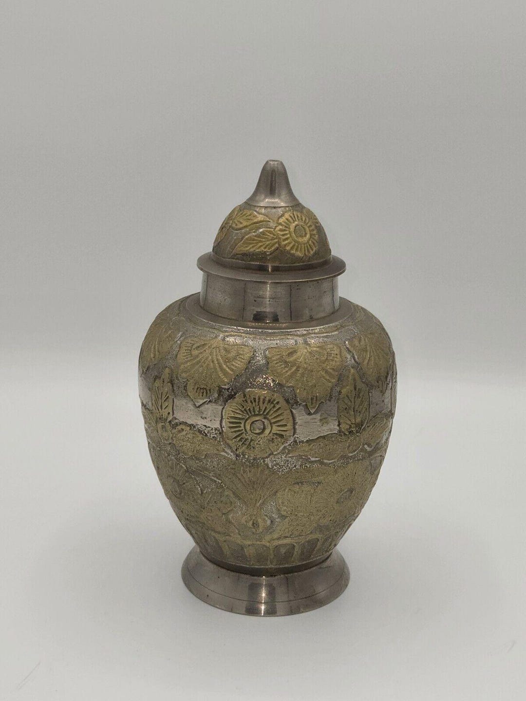 Vintage Brass Ginger Jar Temple Pot Screw Top Lid - Etsy