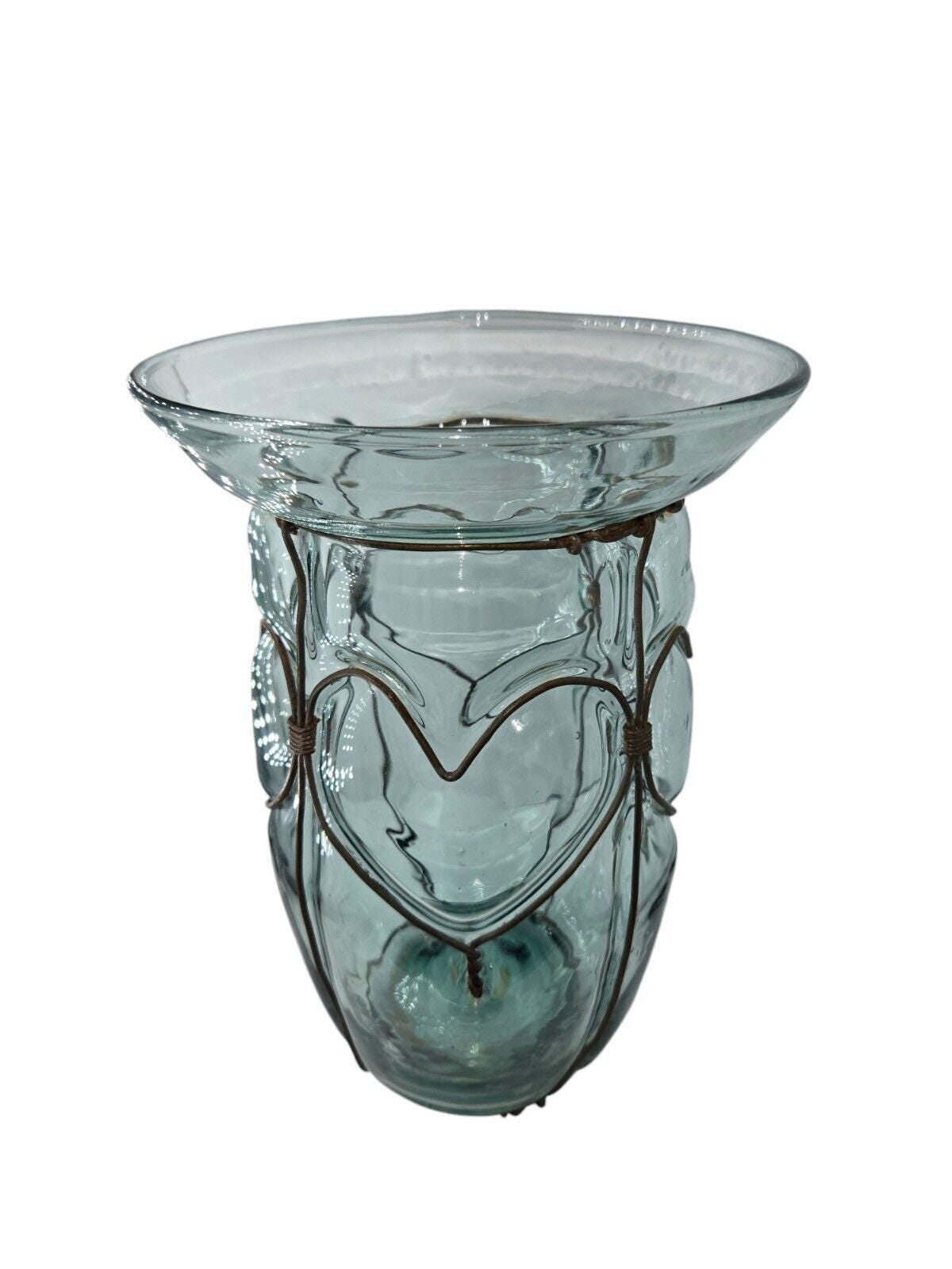 Vintage Caged Heart Vase 10" - Etsy
