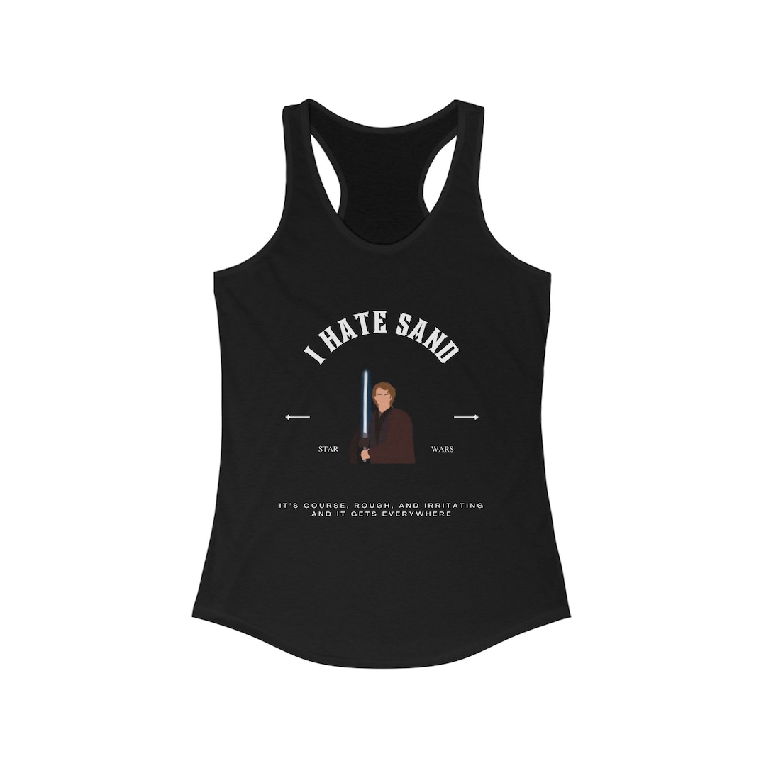 Anakin Skywalker I Hate Sand Quote Women's T-shirt, Star Wars Attack of ...