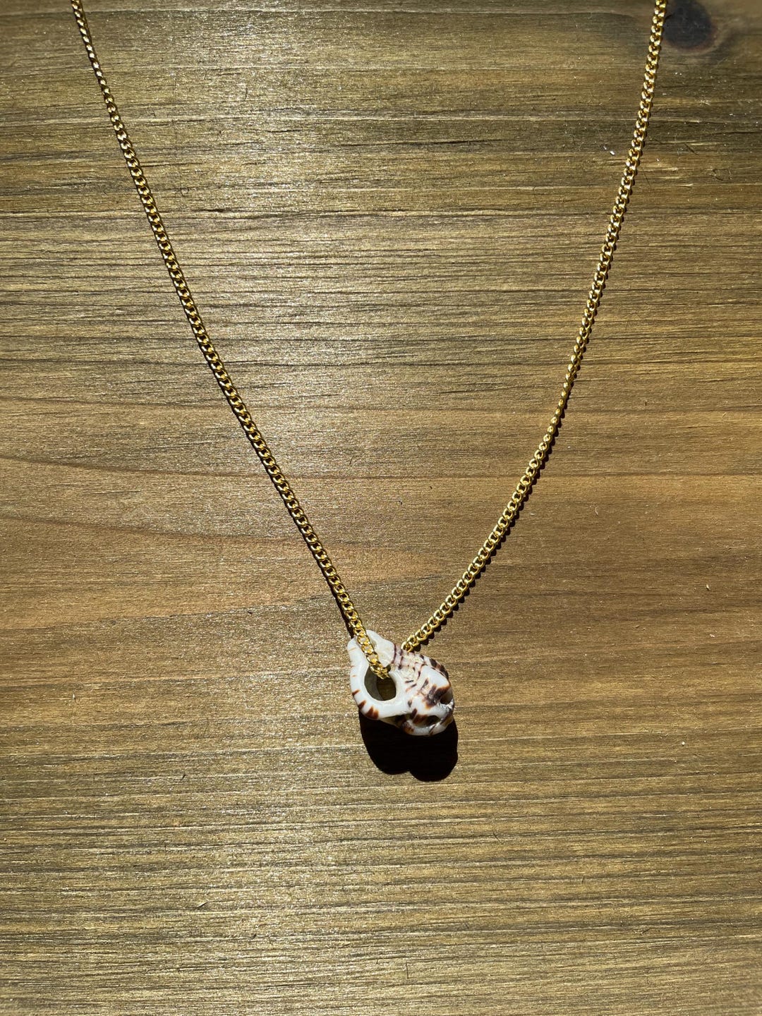 Sea Shell Necklace 14k Gold Filled,authentic Conch Shell Jewelry From ...