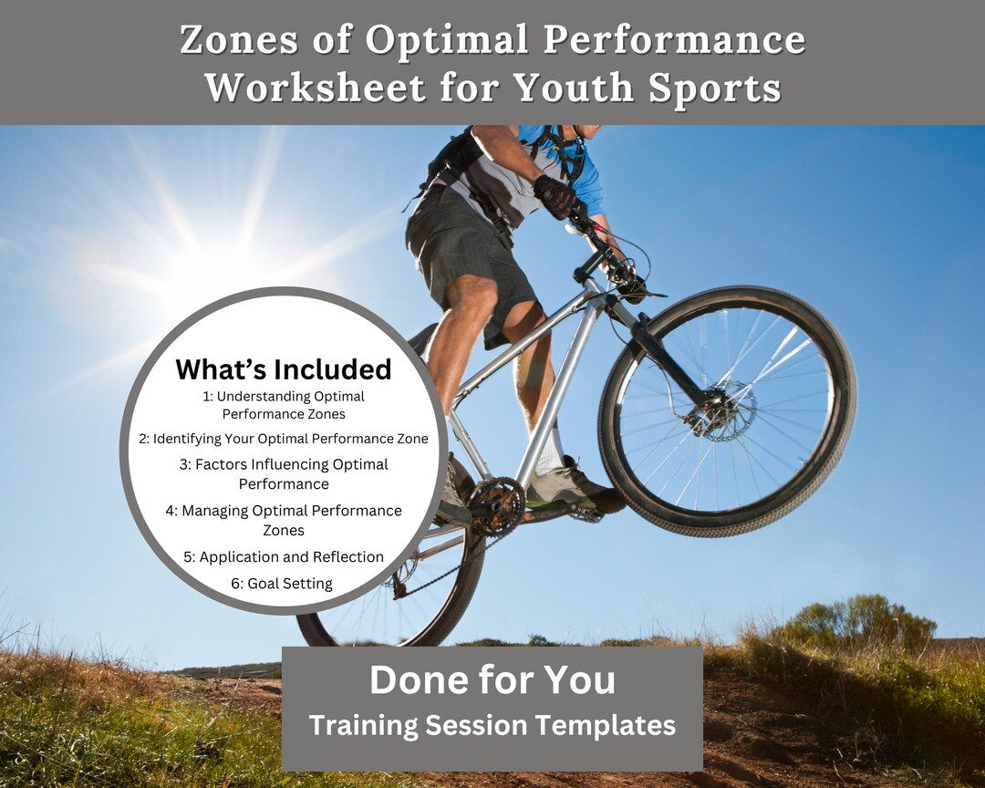 Youth Sports Performance Guide, Zones of Optimal Performance Worksheet ...