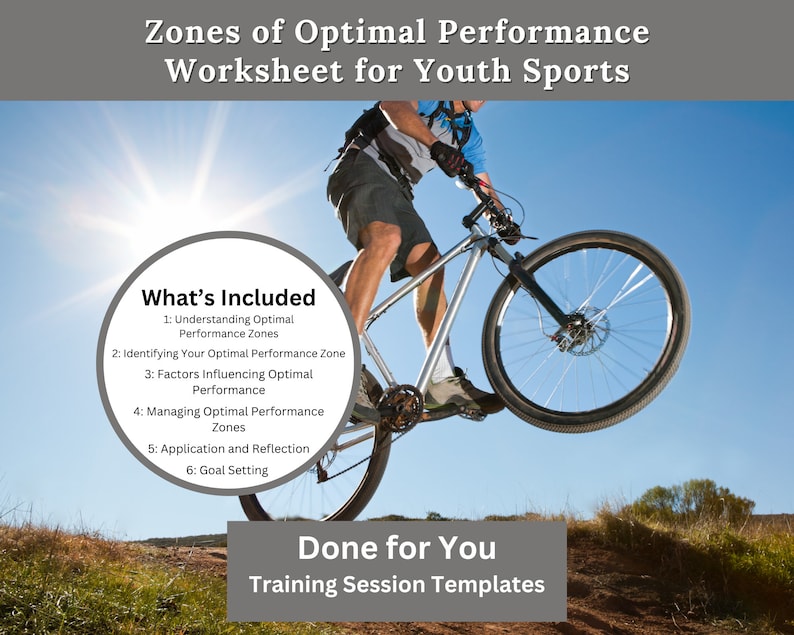 Youth Sports Performance Guide, Zones of Optimal Performance Worksheet ...