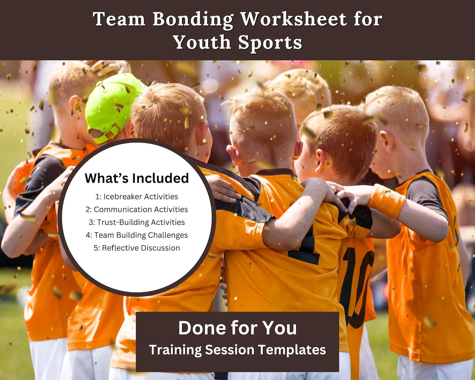 Team Bonding Worksheet, Youth Sports Activities, Sports Team Exercises ...