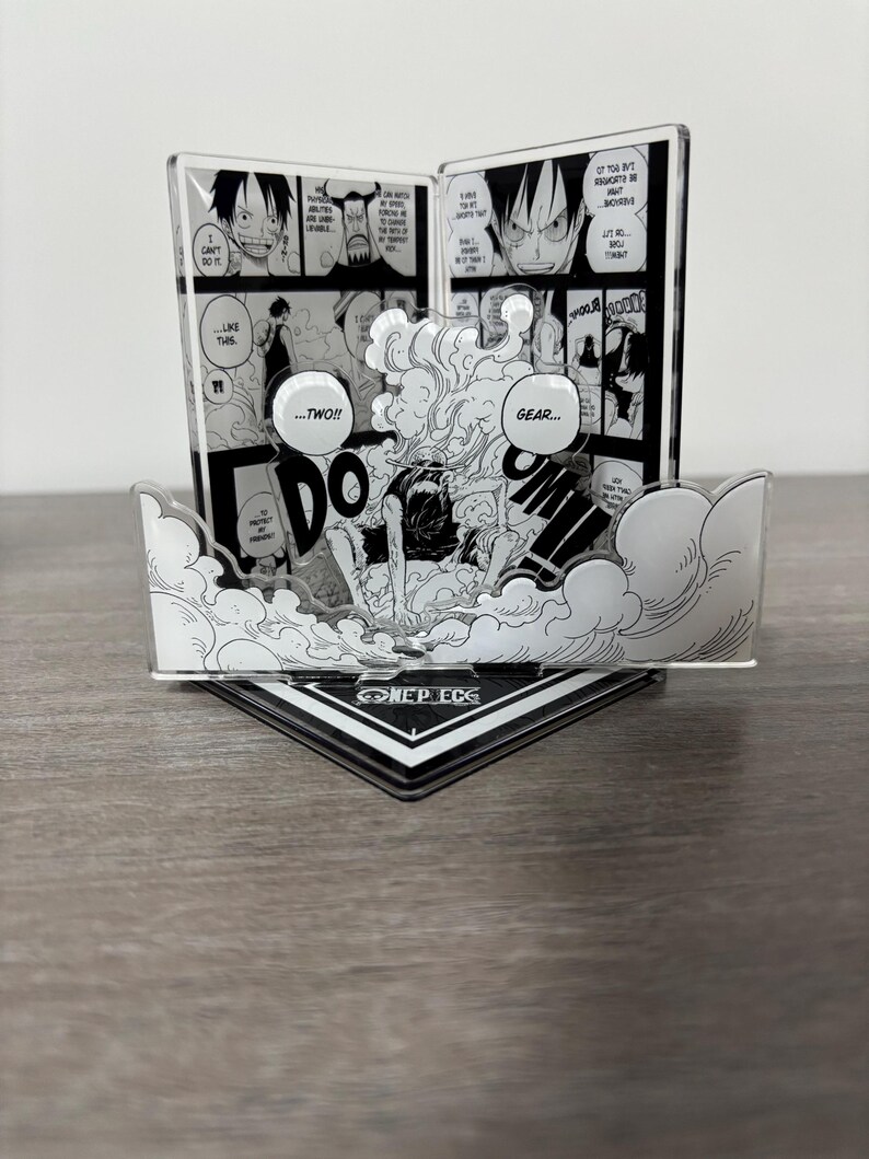 Anime Acrylic Standee: Luffy Gear 2 Inspired Actylic Stand, Otaku Gift ...