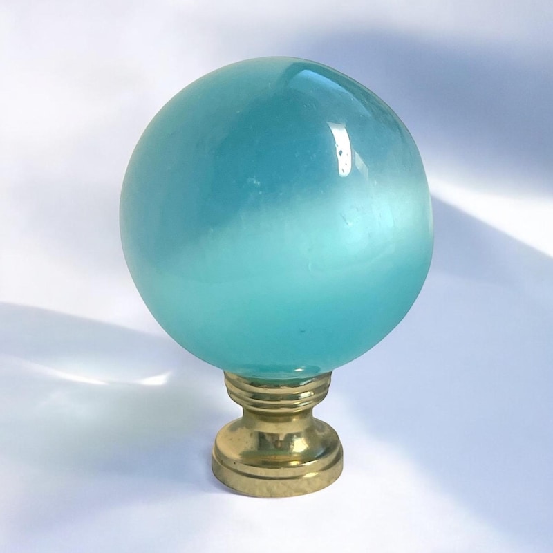 Teal Murano Lamp - Etsy