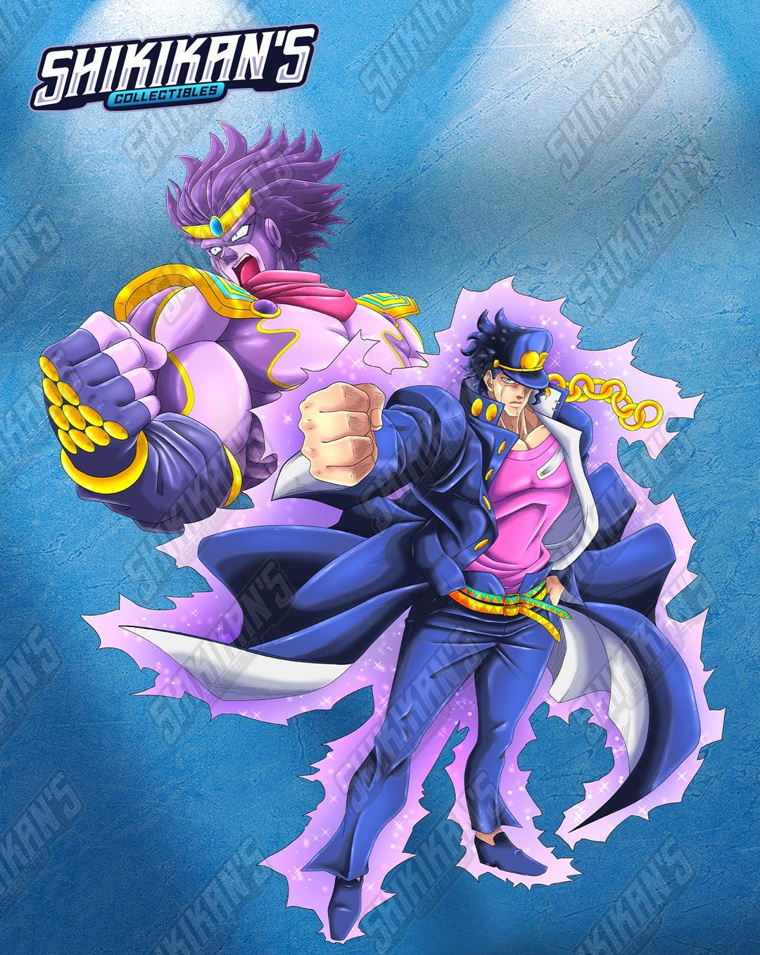 Jotaro Jojo Bizarre Adventure Full Holo 5" Vinyl Decal Sticker - Etsy