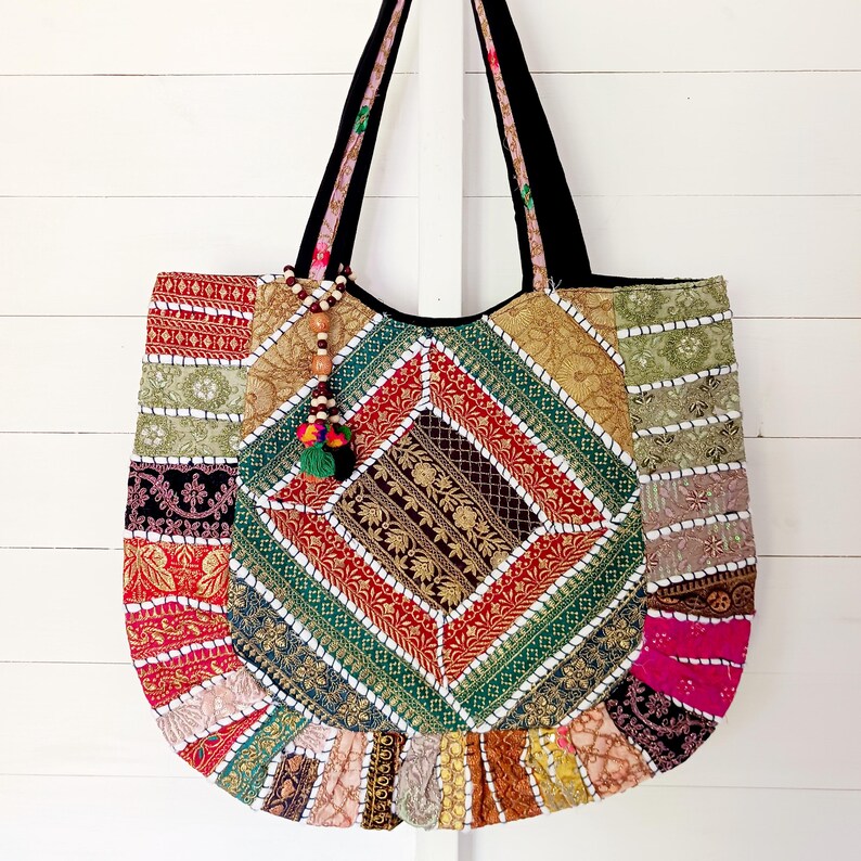 Handmade Indian Tote Bag | Large - Etsy