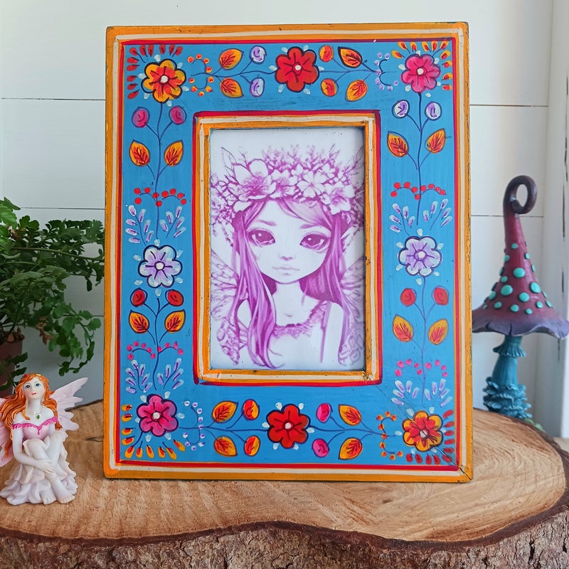 Floral Picture Frame - Etsy