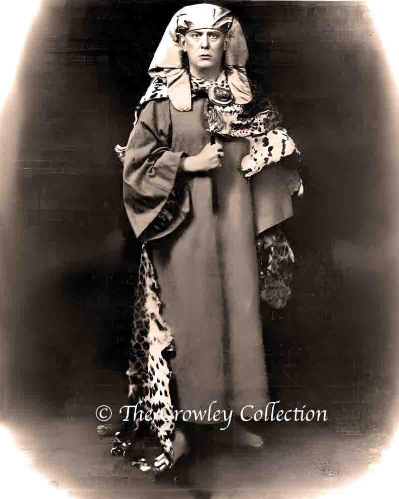 Aleister Crowley Golden Dawn Ritual Antique Photograph | Thelema ...