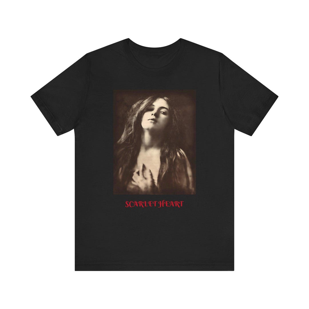 SCARLET HEART | THELEMA | Unisex Short Sleeve Tee | Aleister Crowley ...