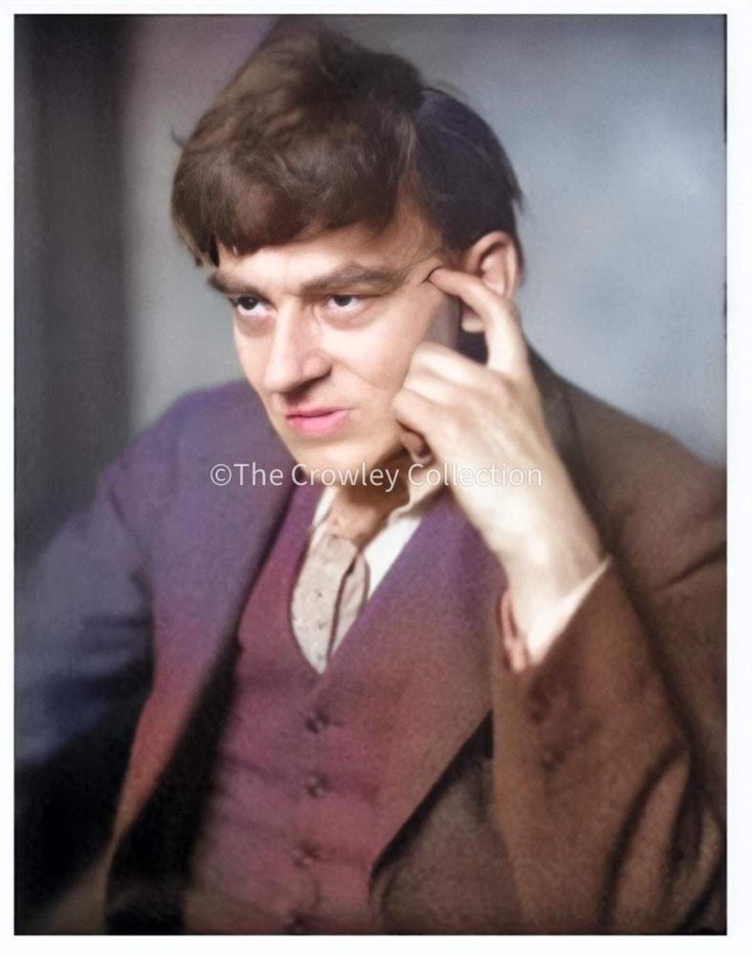 Charles Henry Allan Bennett Restored Colorised Antique Photograph ...