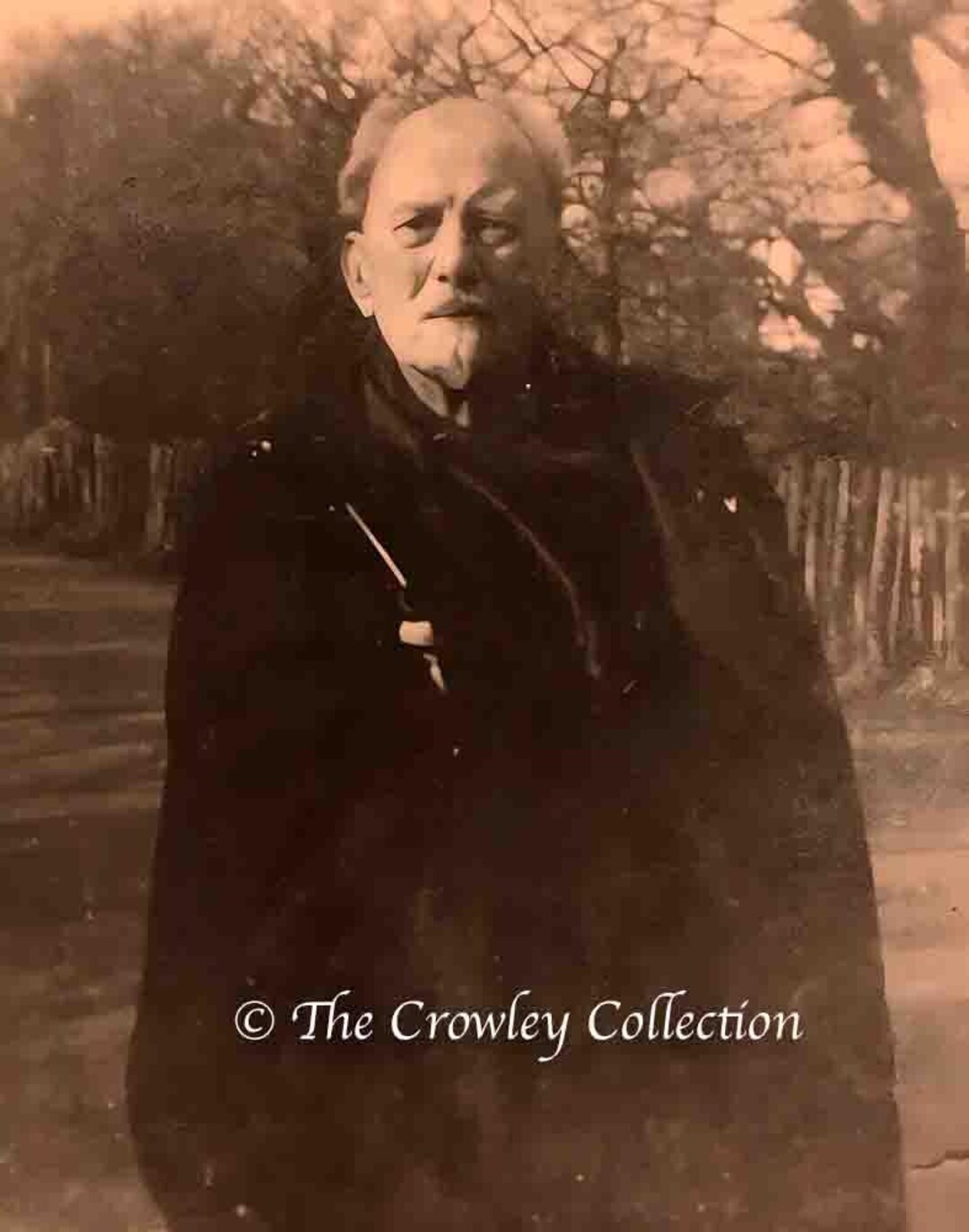 Aleister Crowley in His Finalyears | Rare Restored Vintage Photograph ...