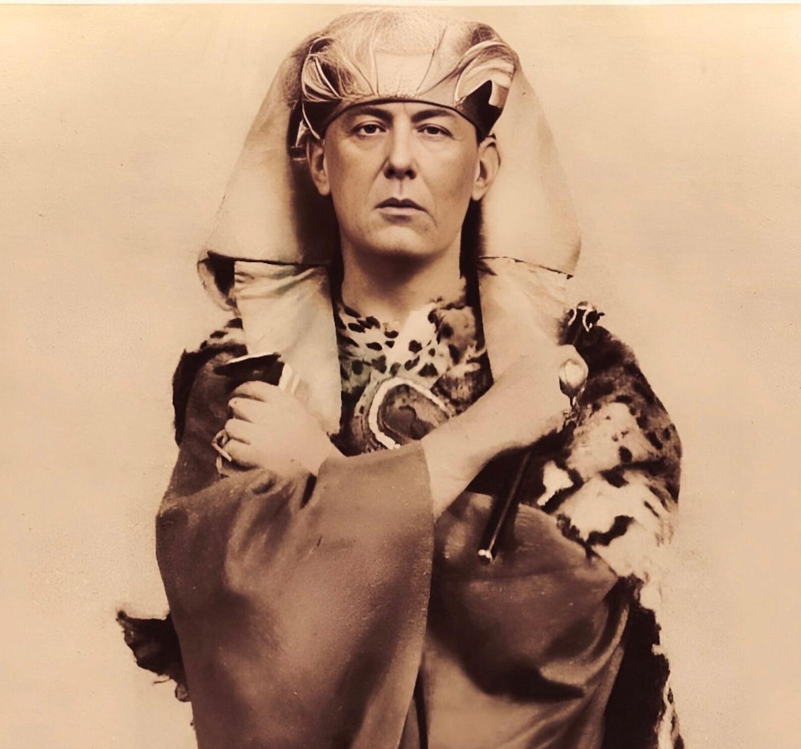 Classic Aleister Crowley Restored Antique Photograph | Thelema ...
