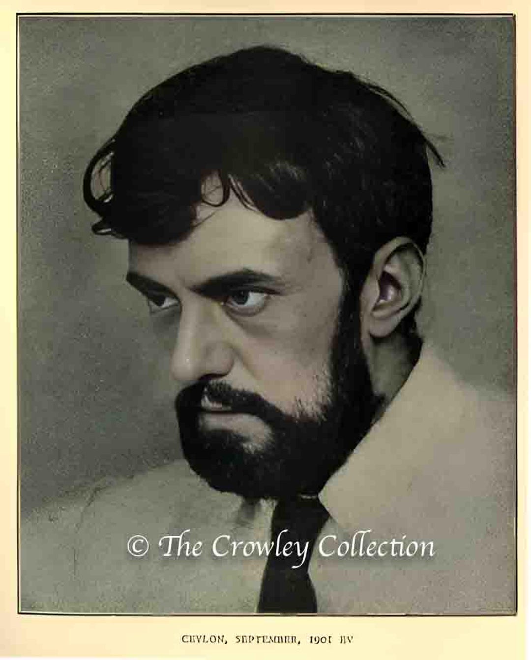 Aleister Crowley in Ceylon 1901 Antique Photograph Thelema Mysticism ...